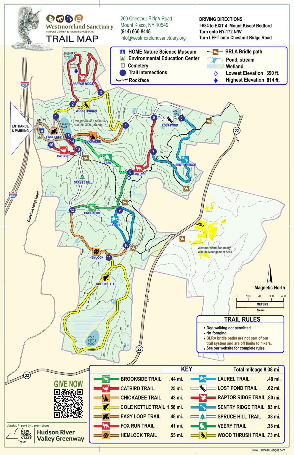 Trail Maps - Westmoreland Sanctuary